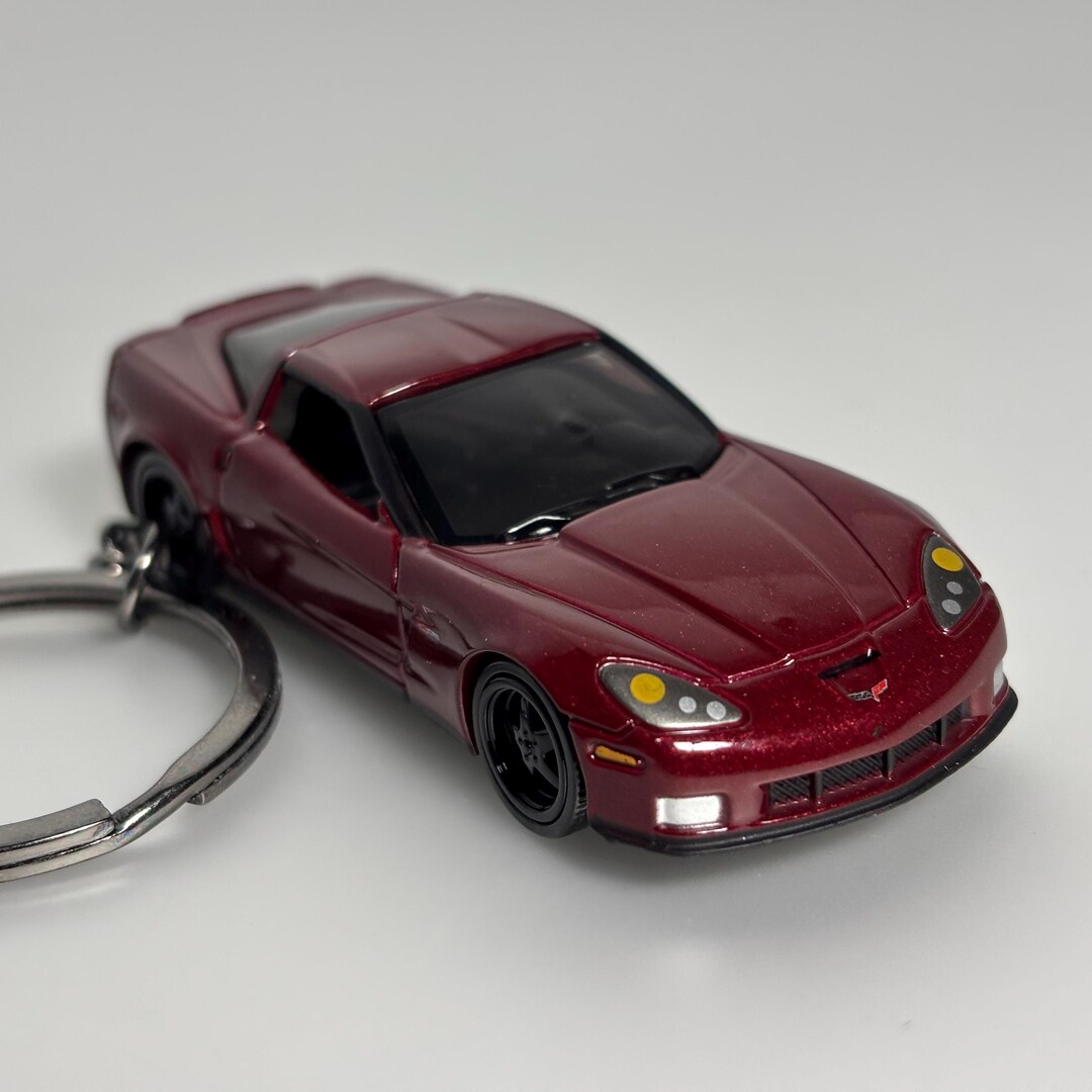 Chevy Corvette Z06 Keychain, Diecast Car Keychain - Etsy