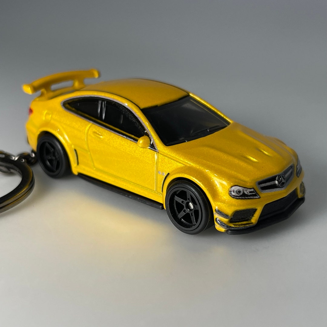 Mercedes Benz C63 AMG Coupe Keychain, Diecast Car Keychain - Etsy