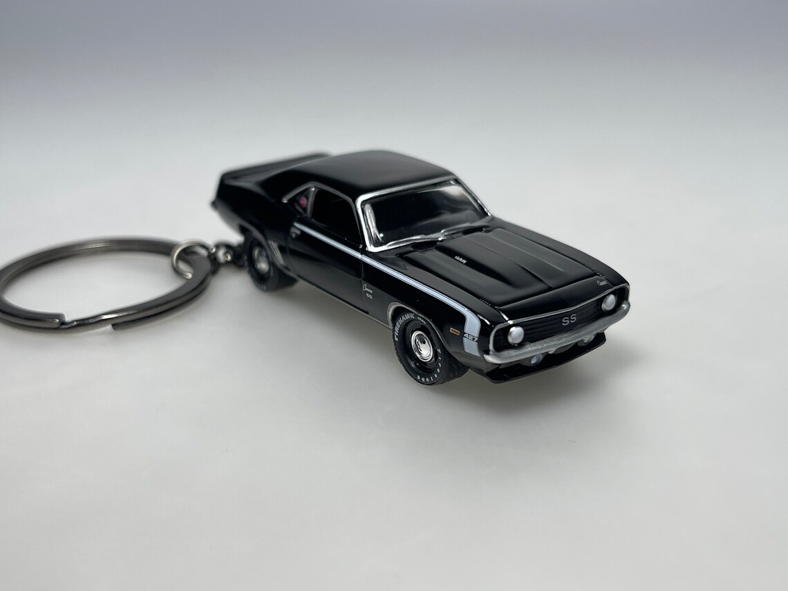 1969 Chevy Camaro SS Keychain, Diecast Car Keychain - Etsy