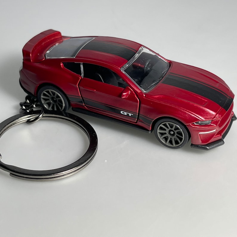 Ford Mustang GT Keychain, Diecast Car Keychain - Etsy