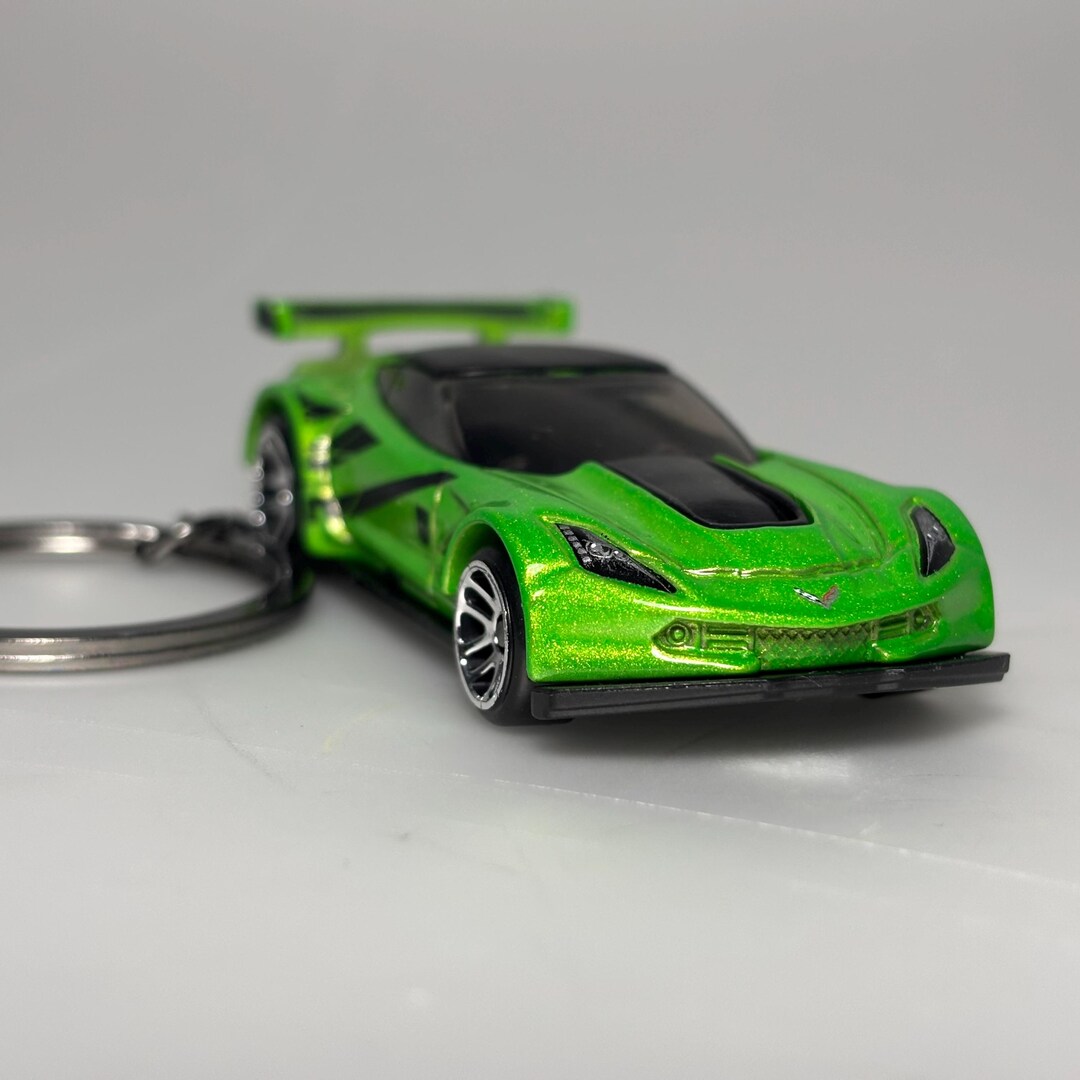 Chevy Corvette C7.R Keychain, Diecast Car Keychain - Etsy