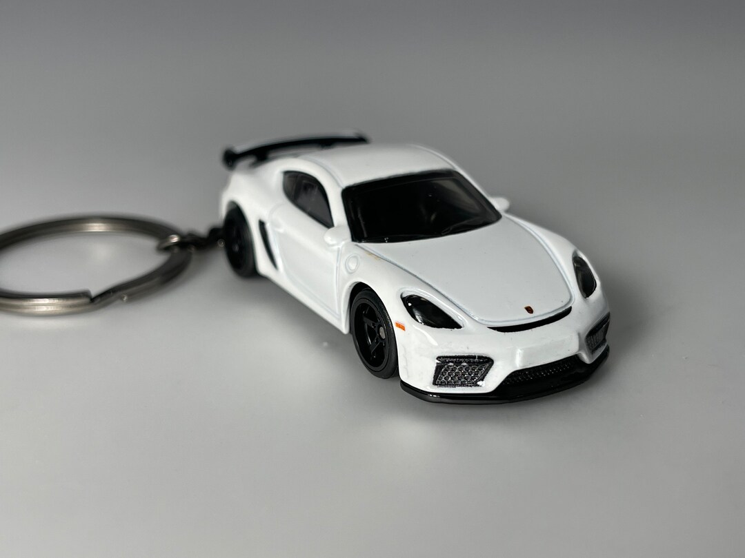 Porsche 718 Cayman GT4 Keychain, Diecast Car Keychain - Etsy