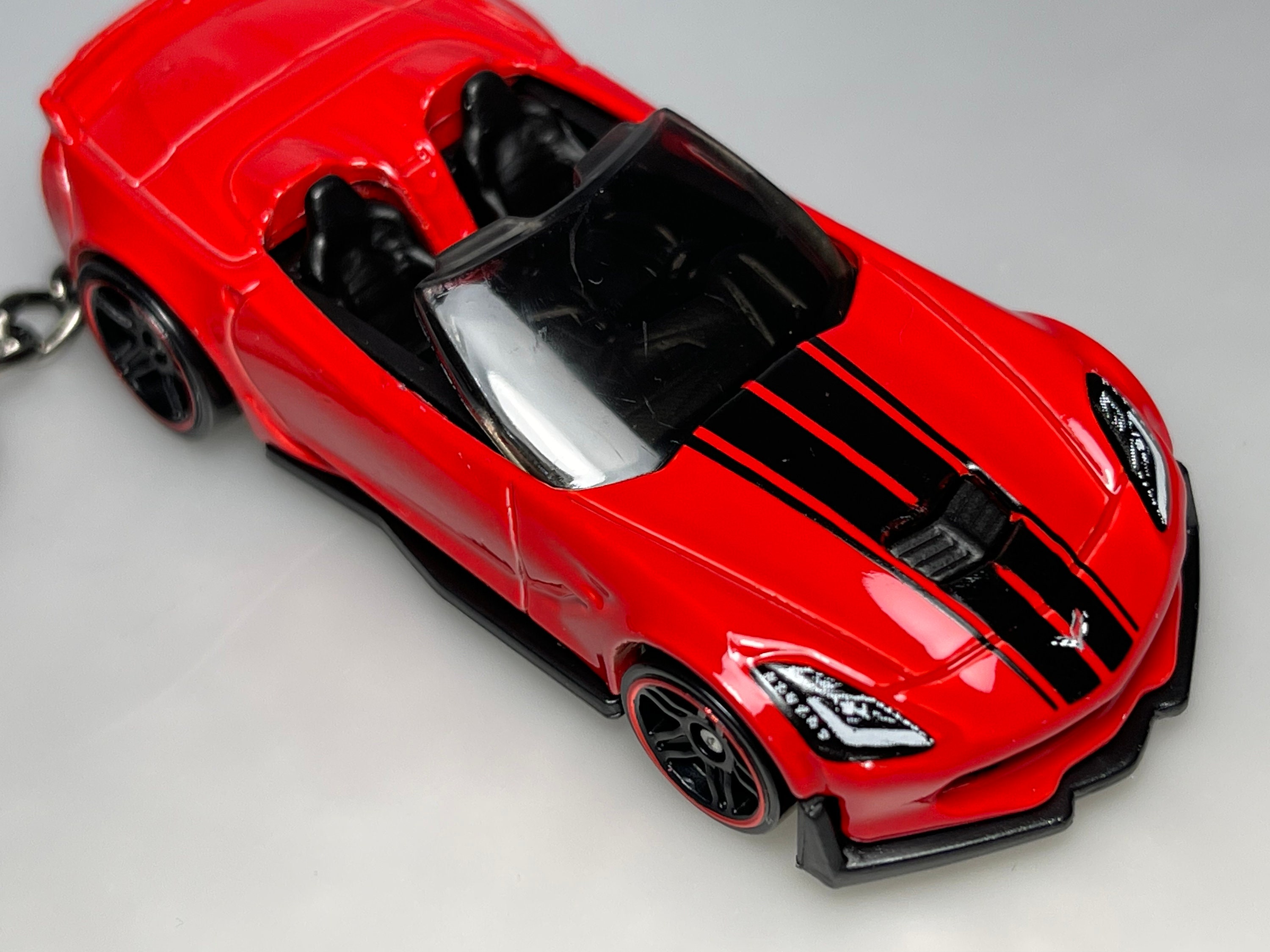 Corvette C7 Z06 Convertible Keychain, Diecast Car Keychain - Etsy