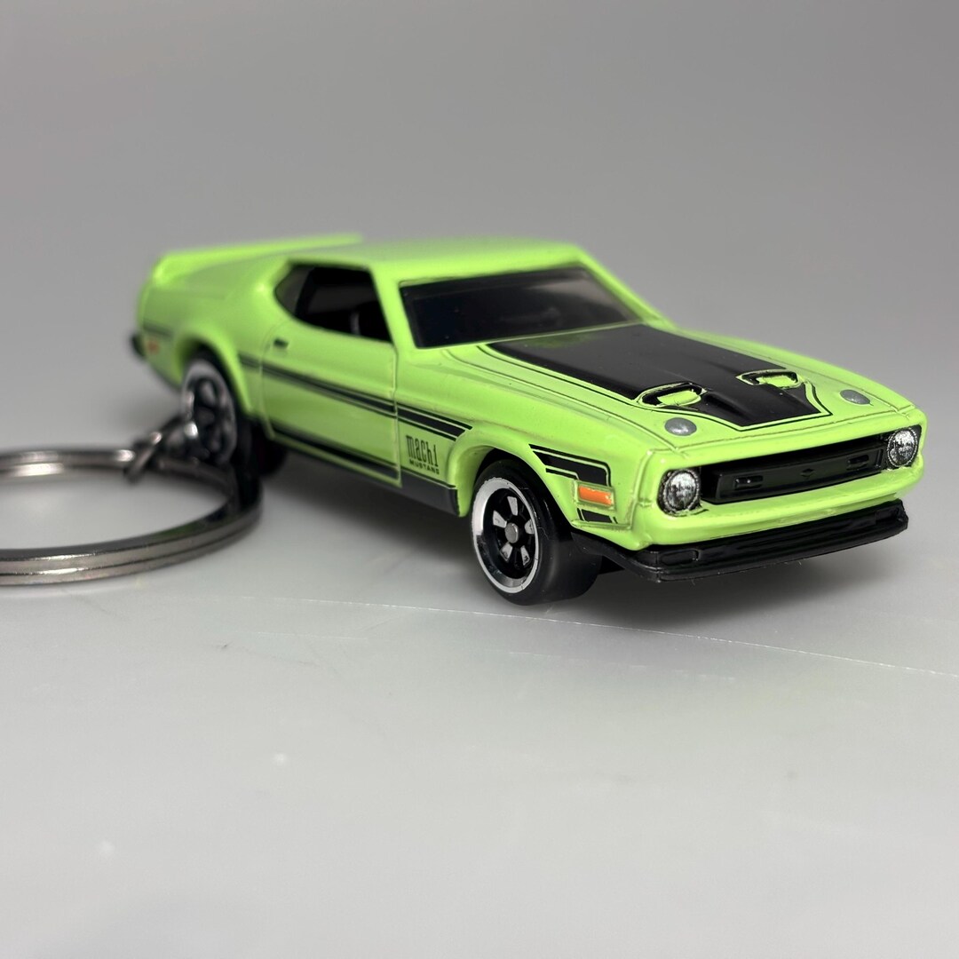 Ford Mustang Mach 1 Keychain, Diecast Car Keychain - Etsy