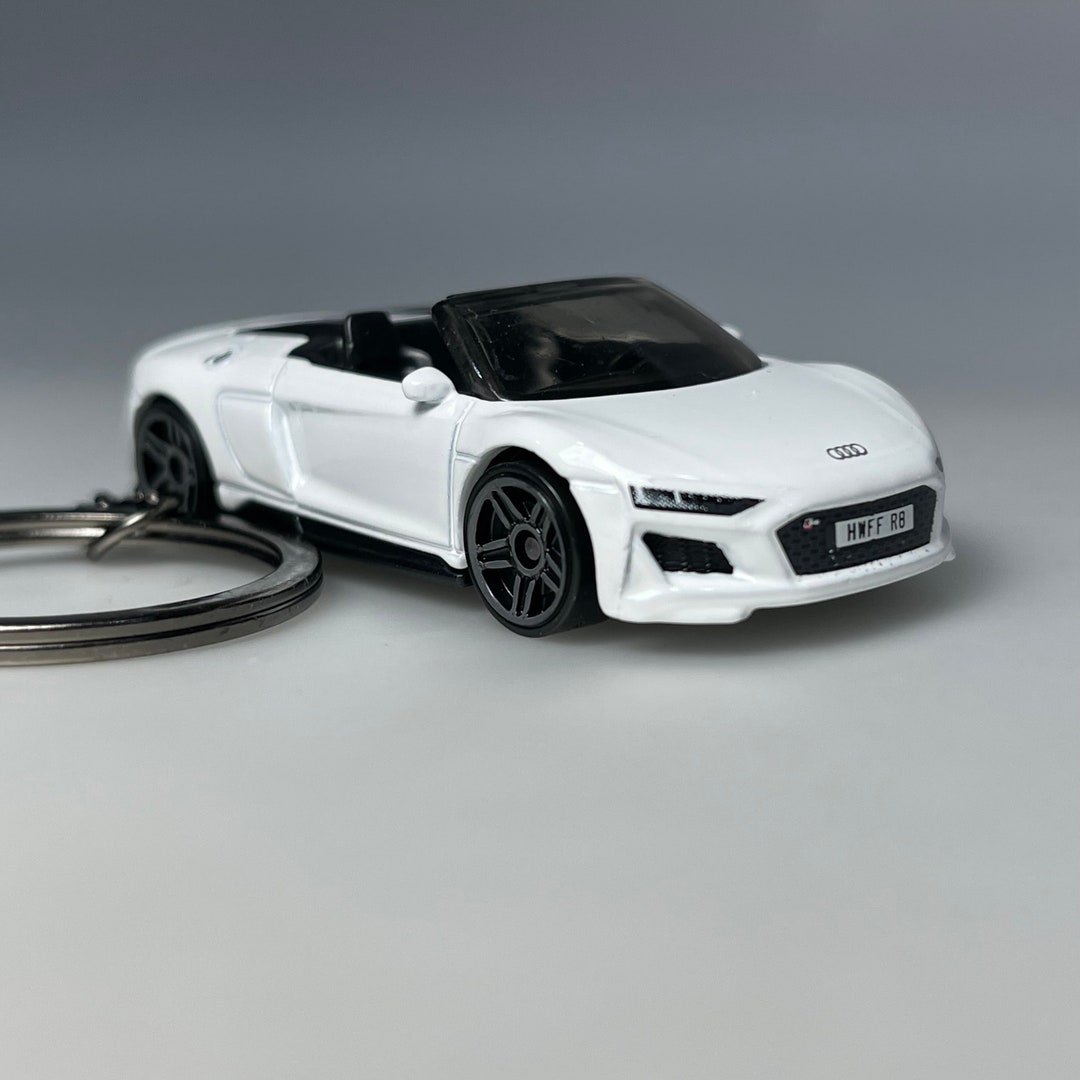 Audi R8 Spyder Keychain, Diecast Car Keychain - Etsy
