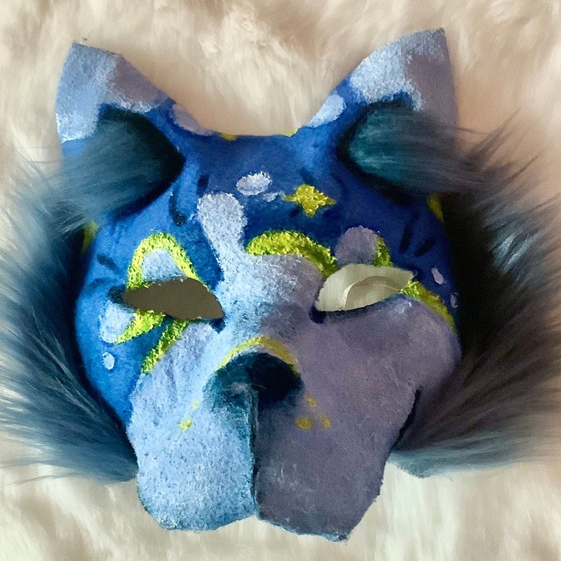 Cat therian mask - Etsy España