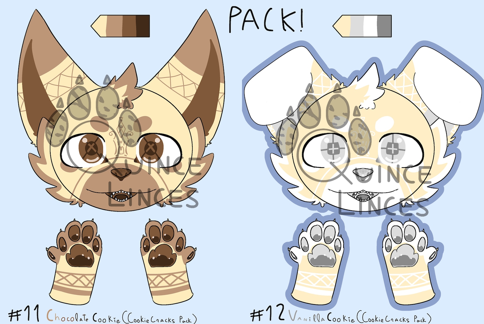 Furry Adopt OC Kemono Style Paws and Head - Etsy