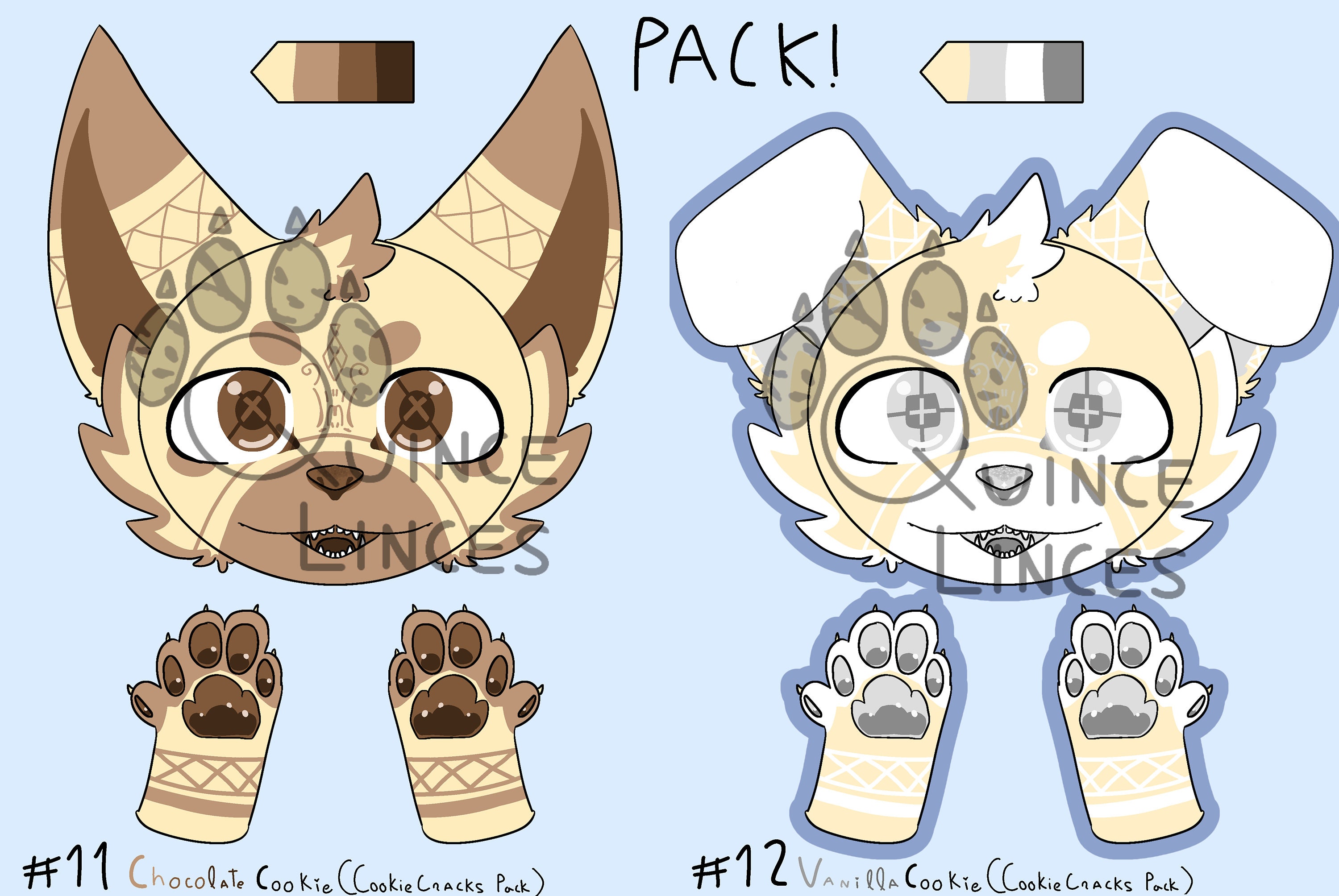 Furry Adopt OC Kemono Style Paws and Head - Etsy