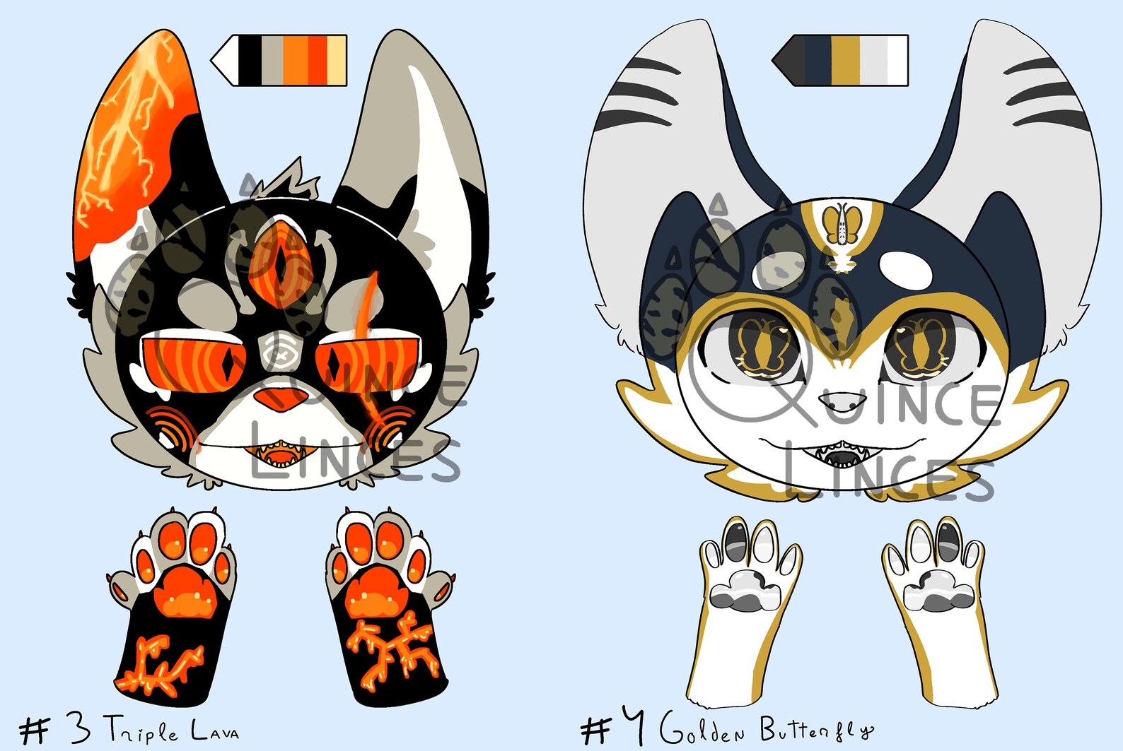Furry Adopt OC Kemono Style Paws and Head - Etsy