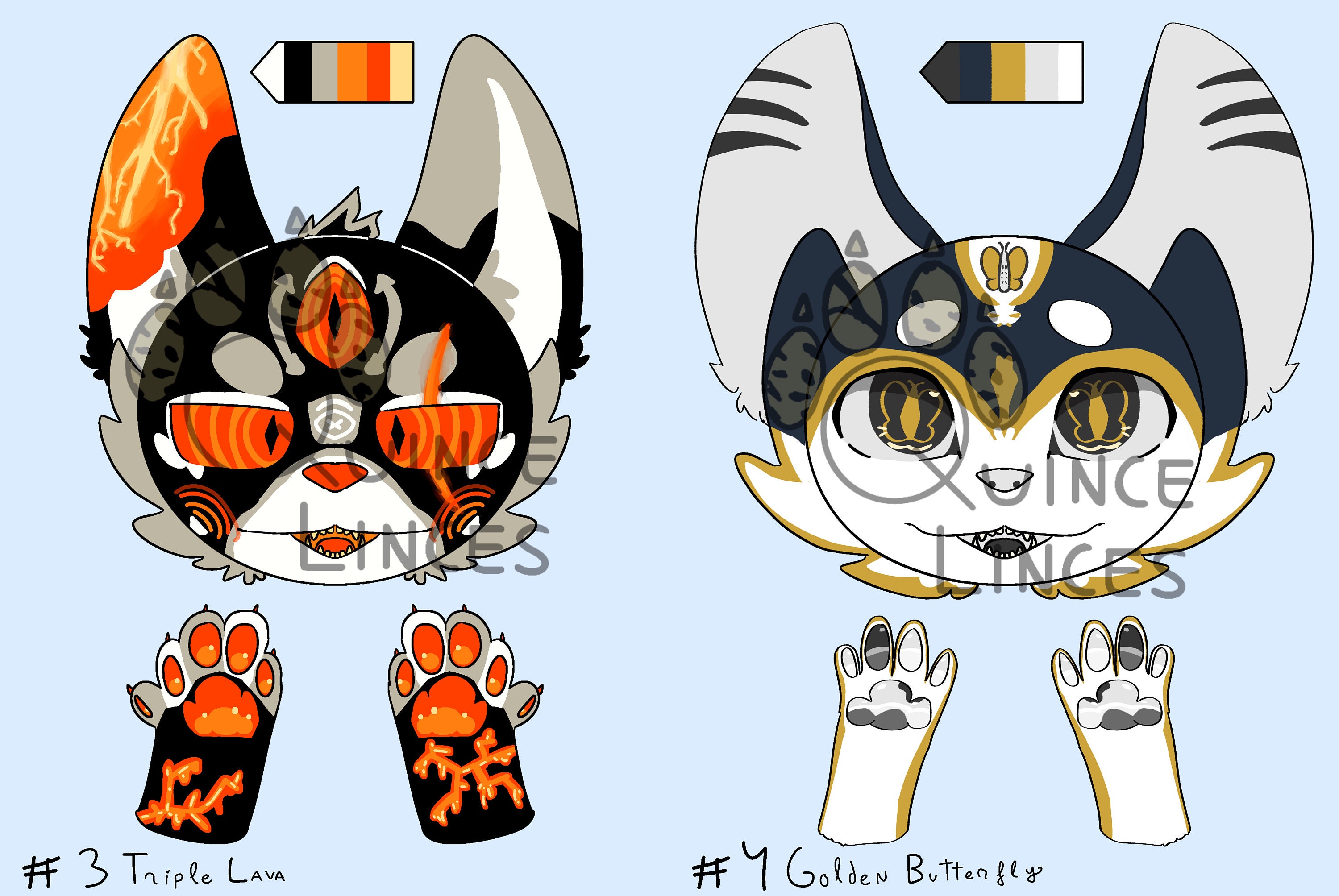 Furry Adopt OC Kemono Style Paws and Head - Etsy