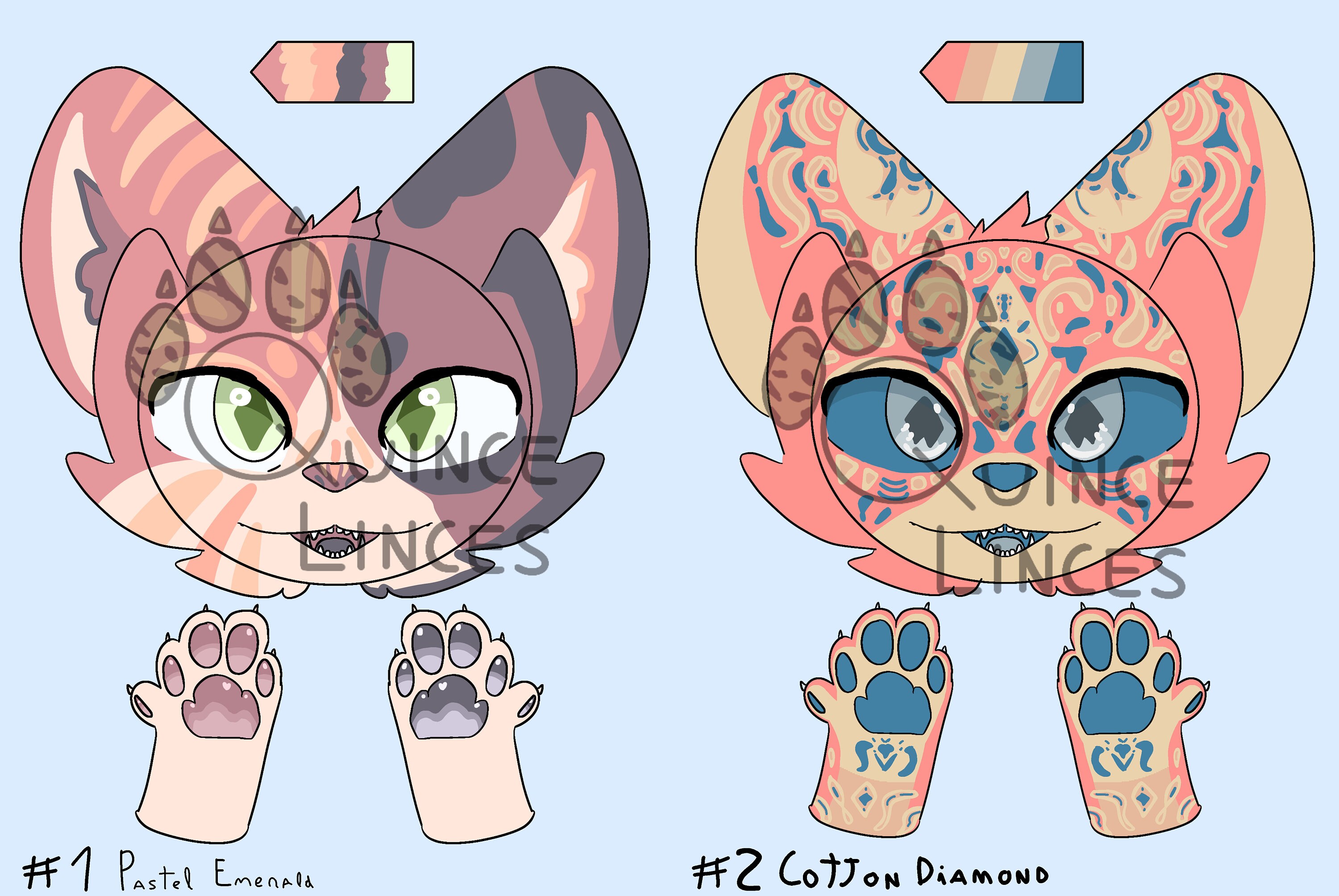 Furry Adopt OC Kemono Style Paws and Head - Etsy
