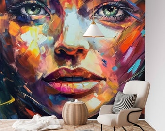 Random Geometric Shapes Boham Style Luxury Modern Wallpaper Wall ...