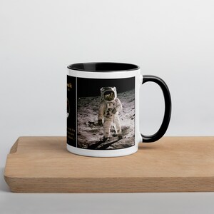 Apollo 11 Moon Landing Mug | Ceramic Coffee Cup | Buzz Aldrin Quote ...