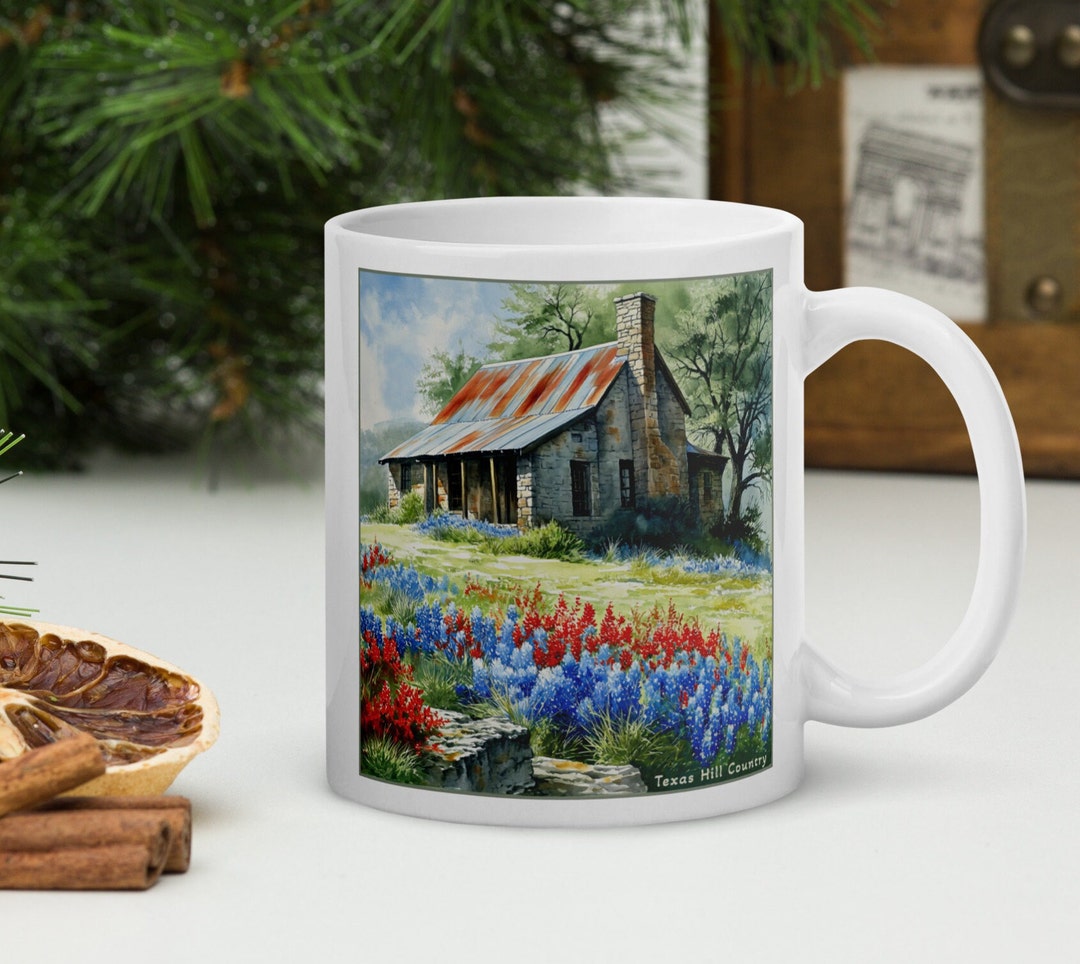 Texas Hill Country Mug 11oz Texas Mug Gift for Her Texas Gift Texas ...