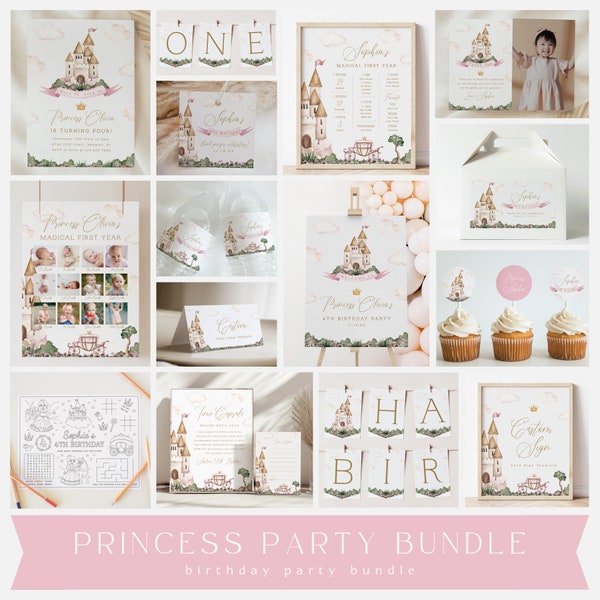 Princess Castle Party Package - Etsy
