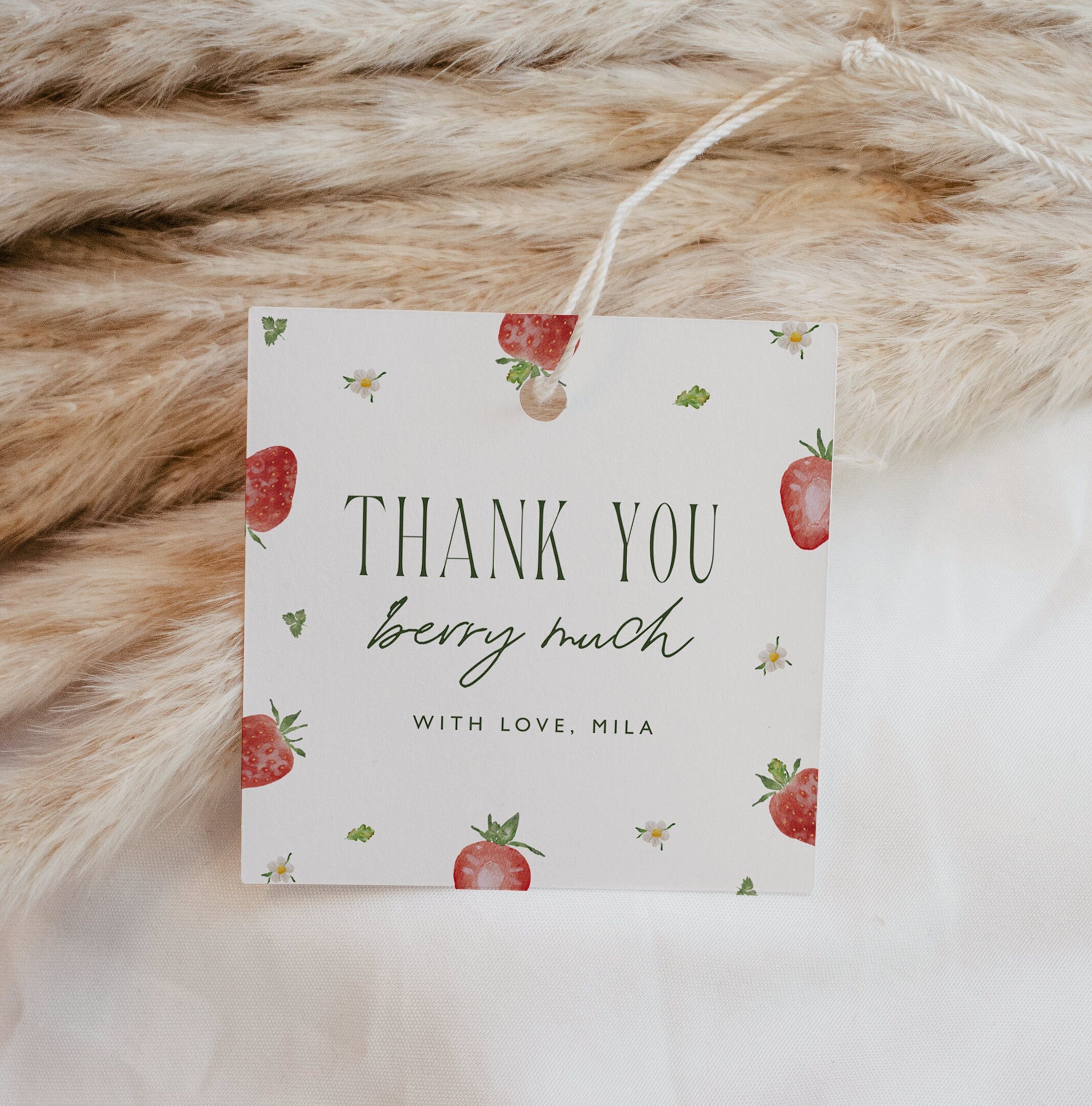 Berry First Birthday Invitation Insert, Berry 1st Birthday Registry ...