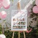 Bow First Year Photos Sign My 1st Year Picture Sign Pink Coquette Bow ...