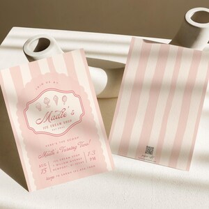 Ice Cream Time Capsule Sign and Letter Ice Cream Shop Birthday Party ...