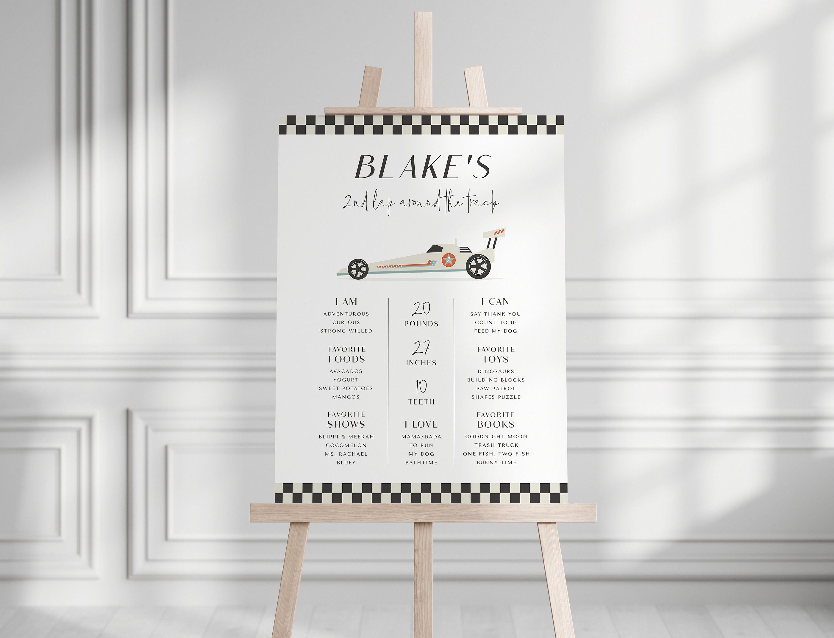 Modern Race Car Birthday Milestone Sign, Two Fast Birthday, Two Fast ...