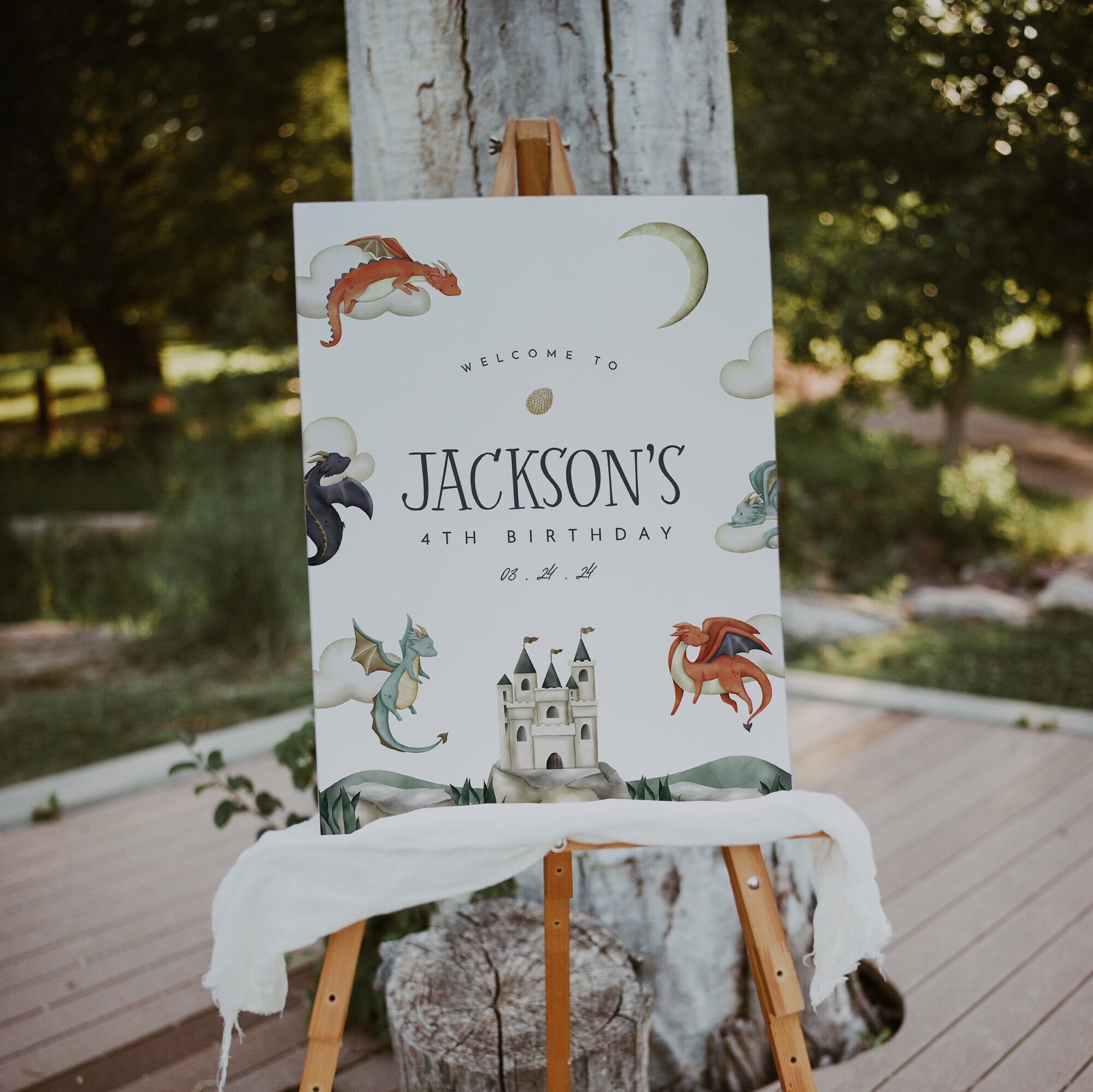 Dragon Adoption Certificate, Adopt a Dragon Form, Boy Dragon Birthday ...