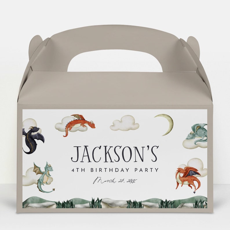 Dragon Coloring Pages Magical Adventure Birthday Castle Editable ...