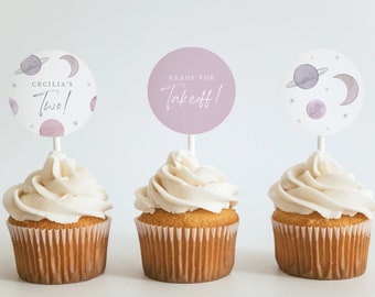 Two the Moon Cake Topper Two the Moon Two the Moon Birthday - Etsy