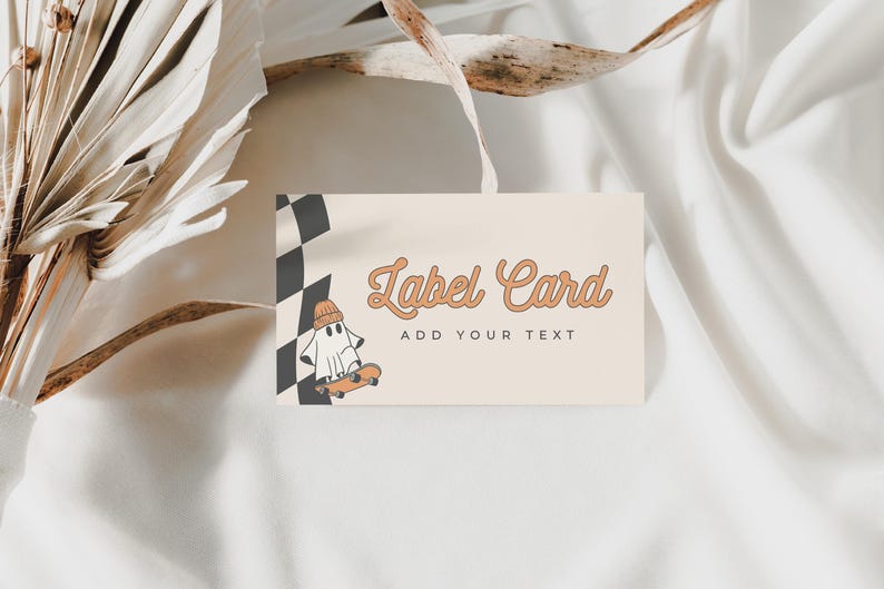 Editable Halloween Food Tent Card Spooky Food Label Spooky Dude ...