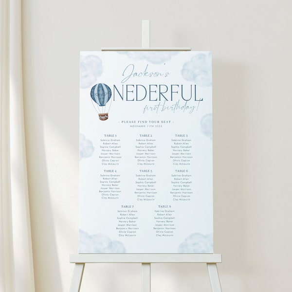 World Seating Chart - Etsy