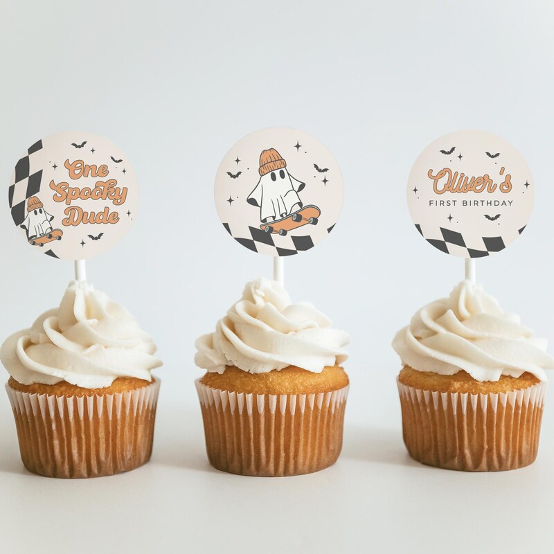 Halloween Cupcake Toppers - Etsy