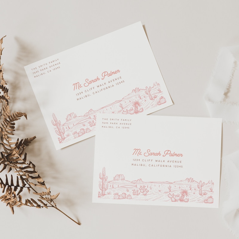 Western Themed Envelope - Etsy