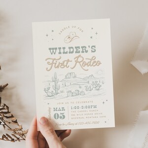 First Rodeo Milestone Sign Western Birthday Sign Wild West Year Stats ...