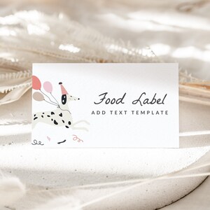 Dog Time Capsule Sign and Letter Template for Puppy Party - Etsy