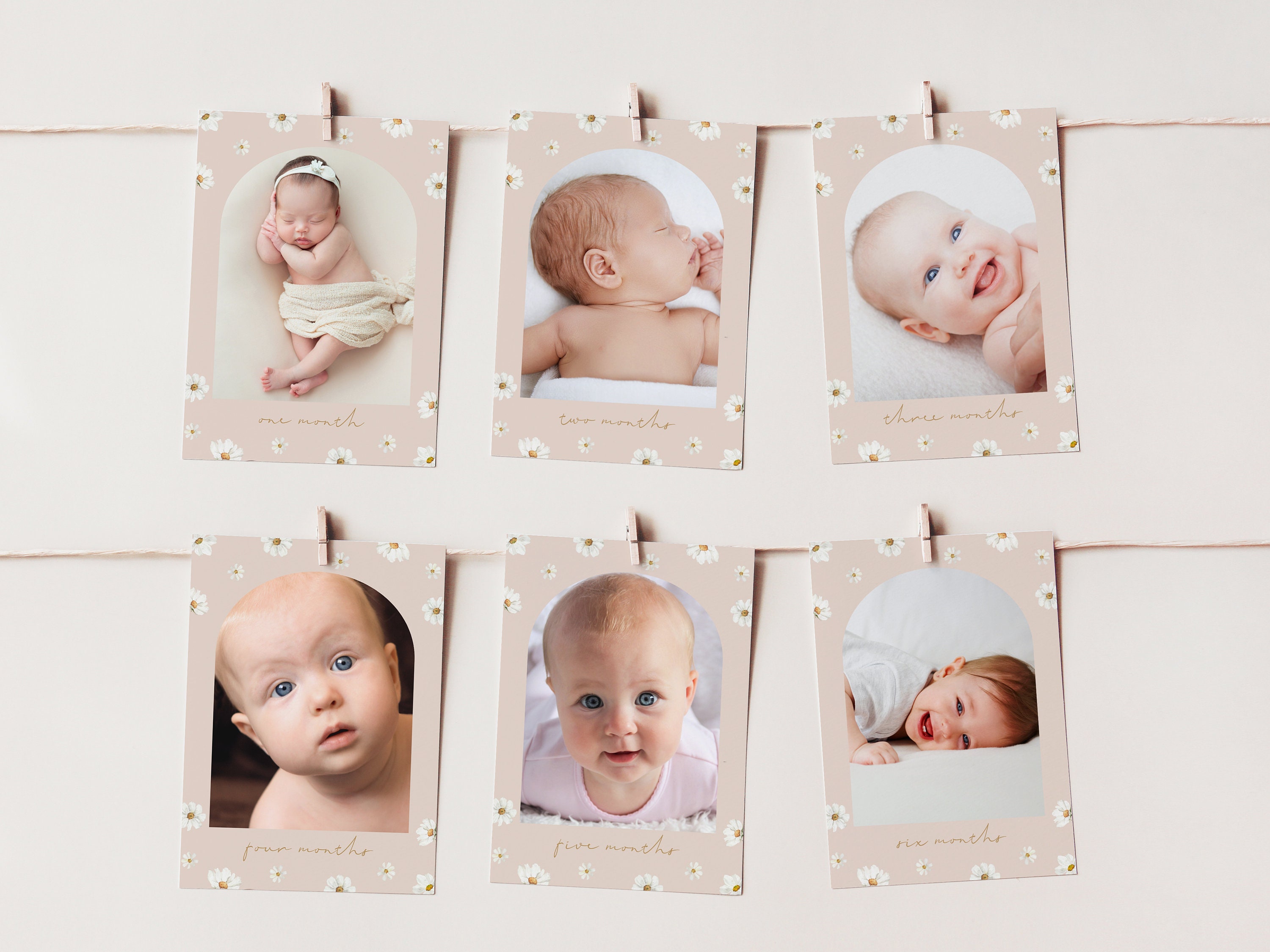 Daisy Photo Banner Sign Retro Daisy Onederful First Birthday DIY Photo ...