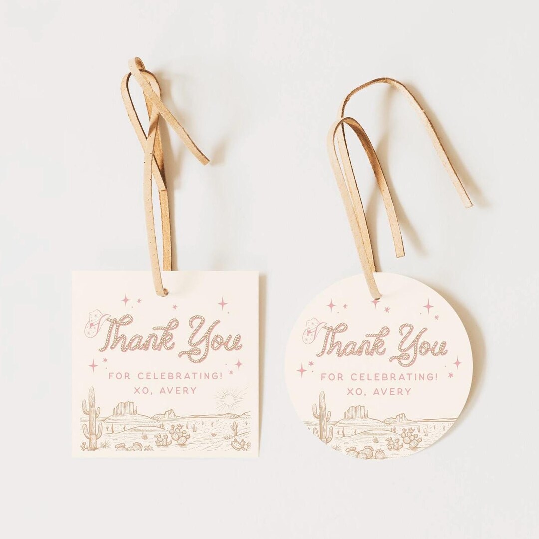 Rodeo Birthday Thank You Tag Cowgirl Party Ain't My First Rodeo Favor ...