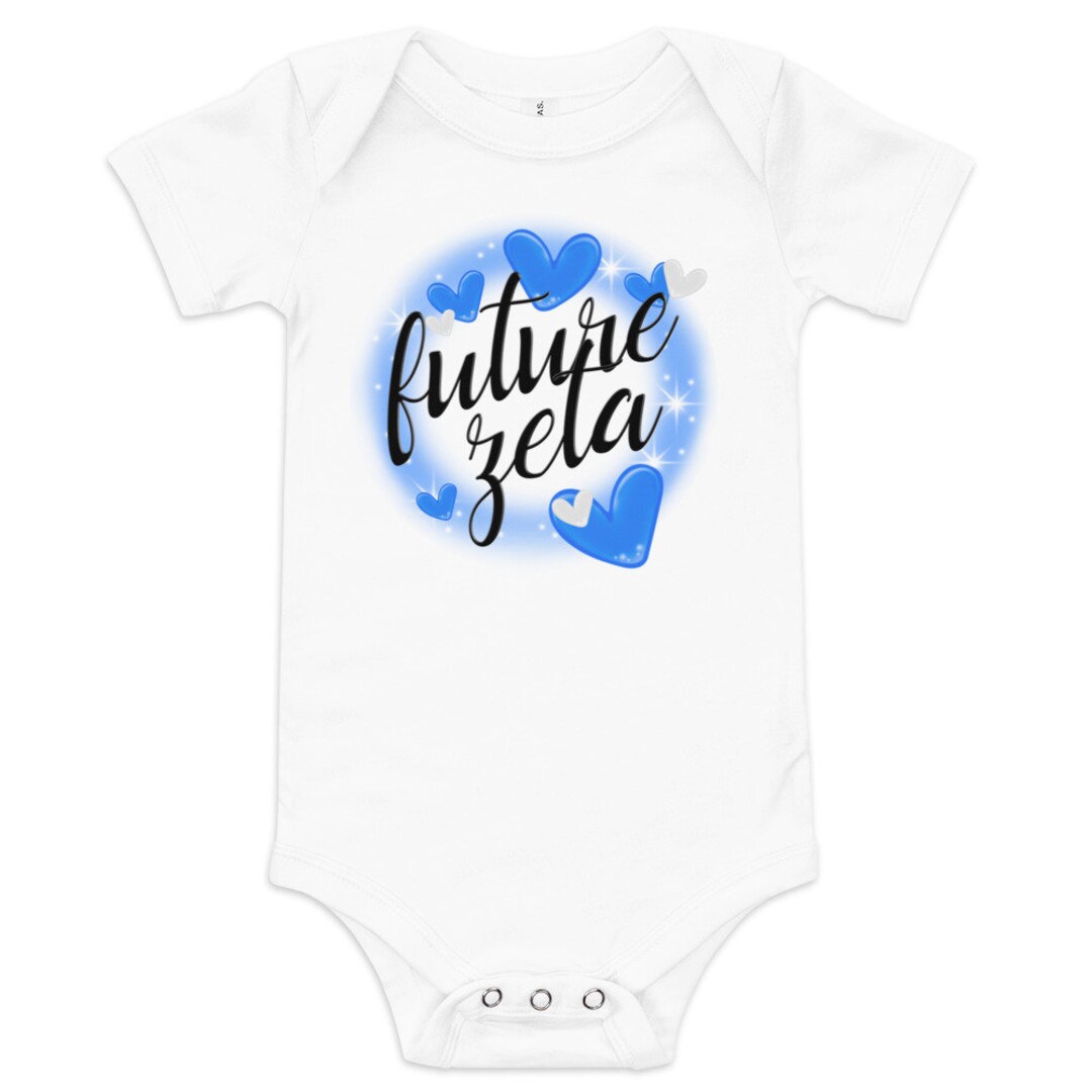 Zeta 'future Zeta' Airbrush Baby Onesie - Etsy