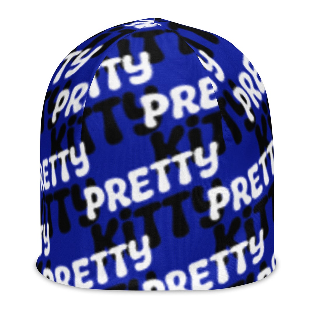 Zeta Pretty Kitty Beanie Blue - Etsy