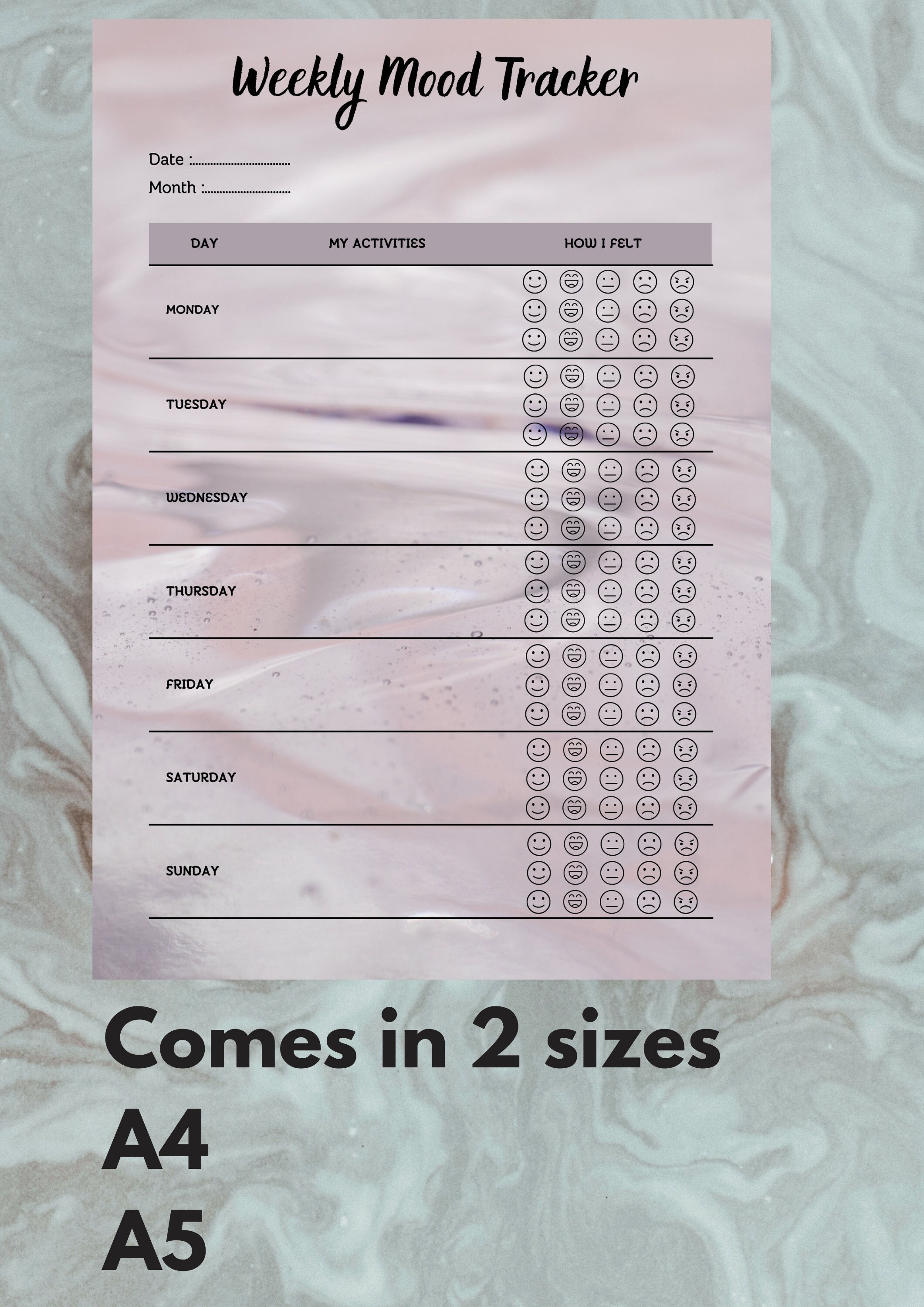 Personalized Mood Tracking for Mental Health and Well-being, Mood ...