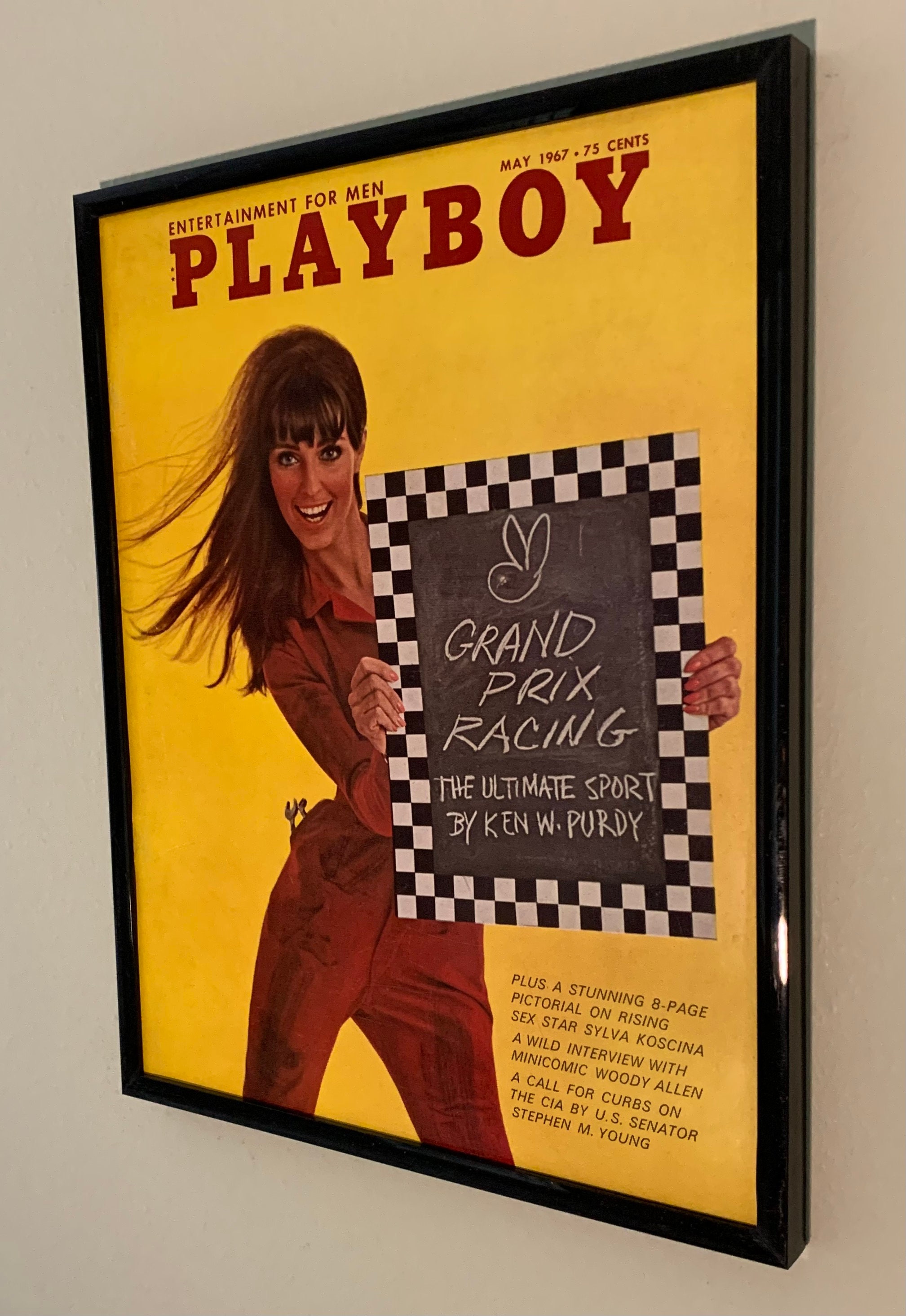 Playboy Art Grand Prix Beth Hyatt Vintage Original Cover From 1967 in ...