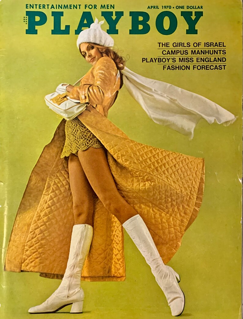 Playboy Art Go-go Boots and Mini-skirt Pamela Nystul Original Cover From April 1970 FRAMED FREE ...