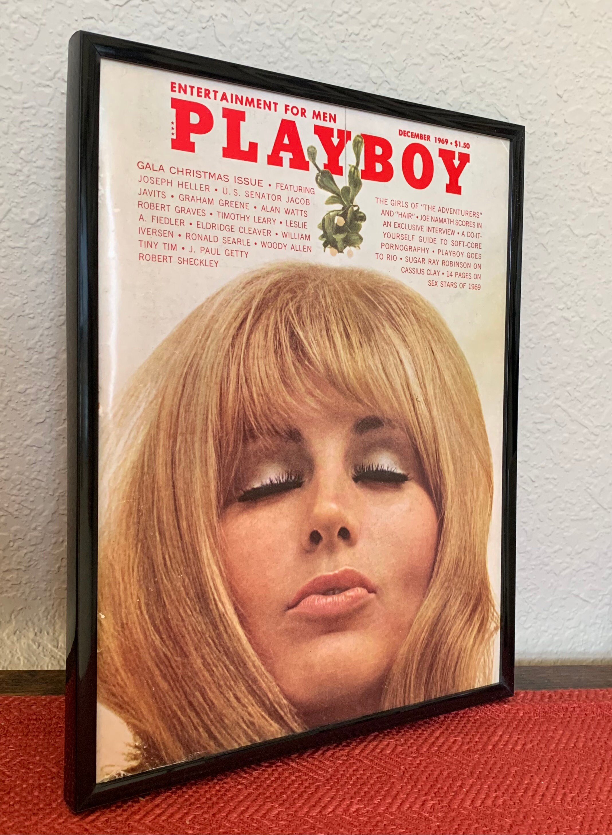 Playboy Art December 1969 Vintage Original Cover Waiting - Etsy