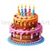 Birthday Cake Clipart Cake Clip Art Cake With Candles Cake Designs for ...