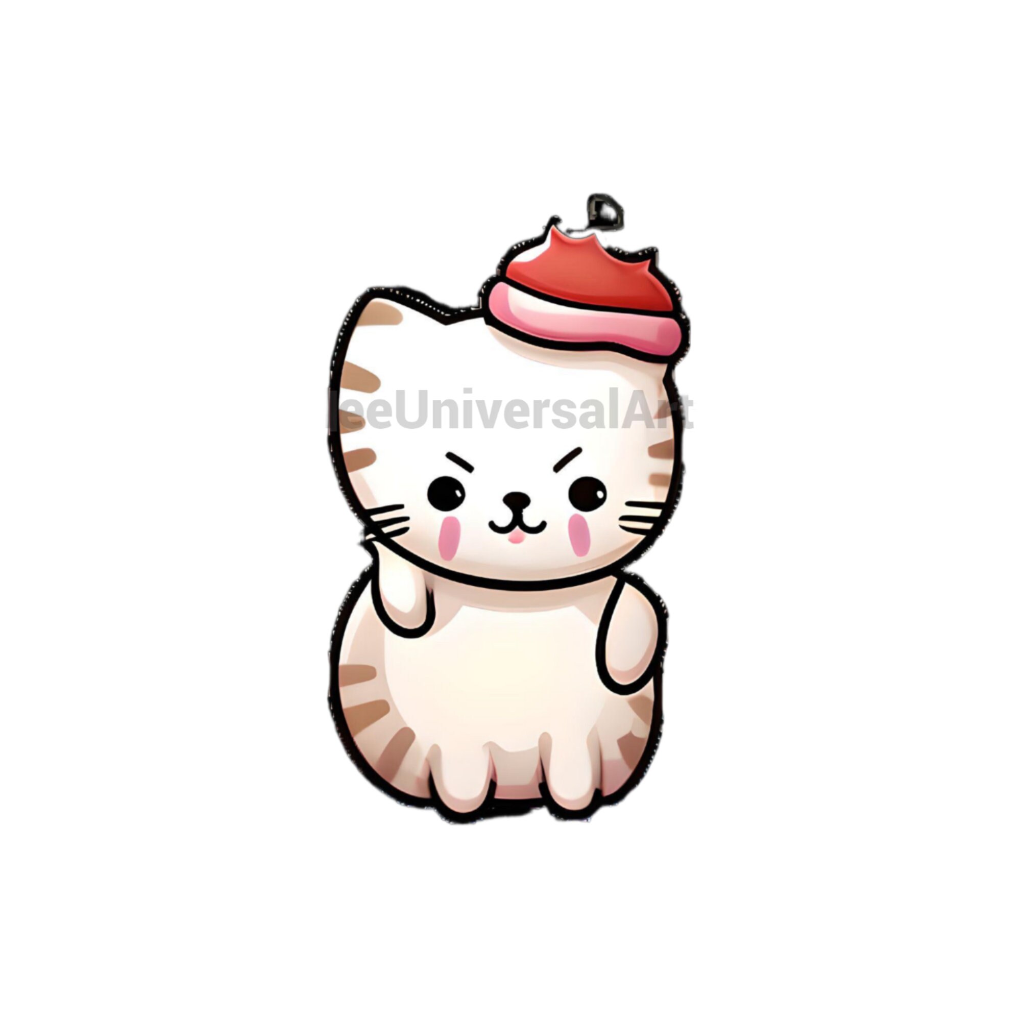 Cute Cat Digital Clipart Kawaii Kitten Doodle Kitty Icons in Png Svg ...