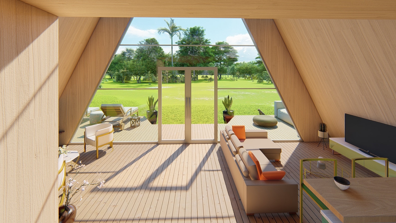 Wooden A Frame, Triangle House, Bungalow - Etsy