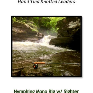 Euro Nymphing Leader W/ Sighter and Tippet Ring (25 Ft) - Hand Tied ...