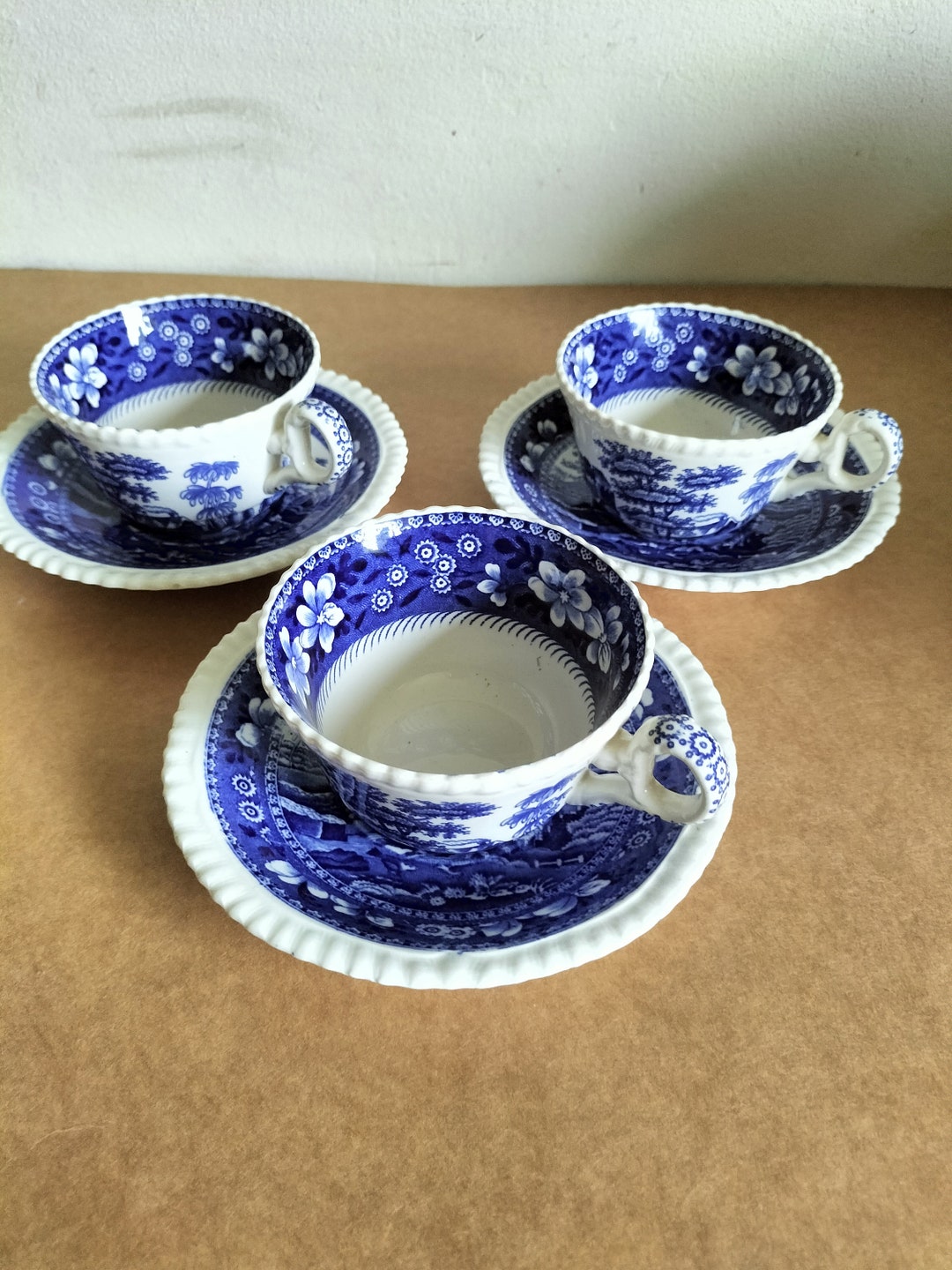 Copeland Spode Tea Cup and Saucer Tower X 3 - Etsy