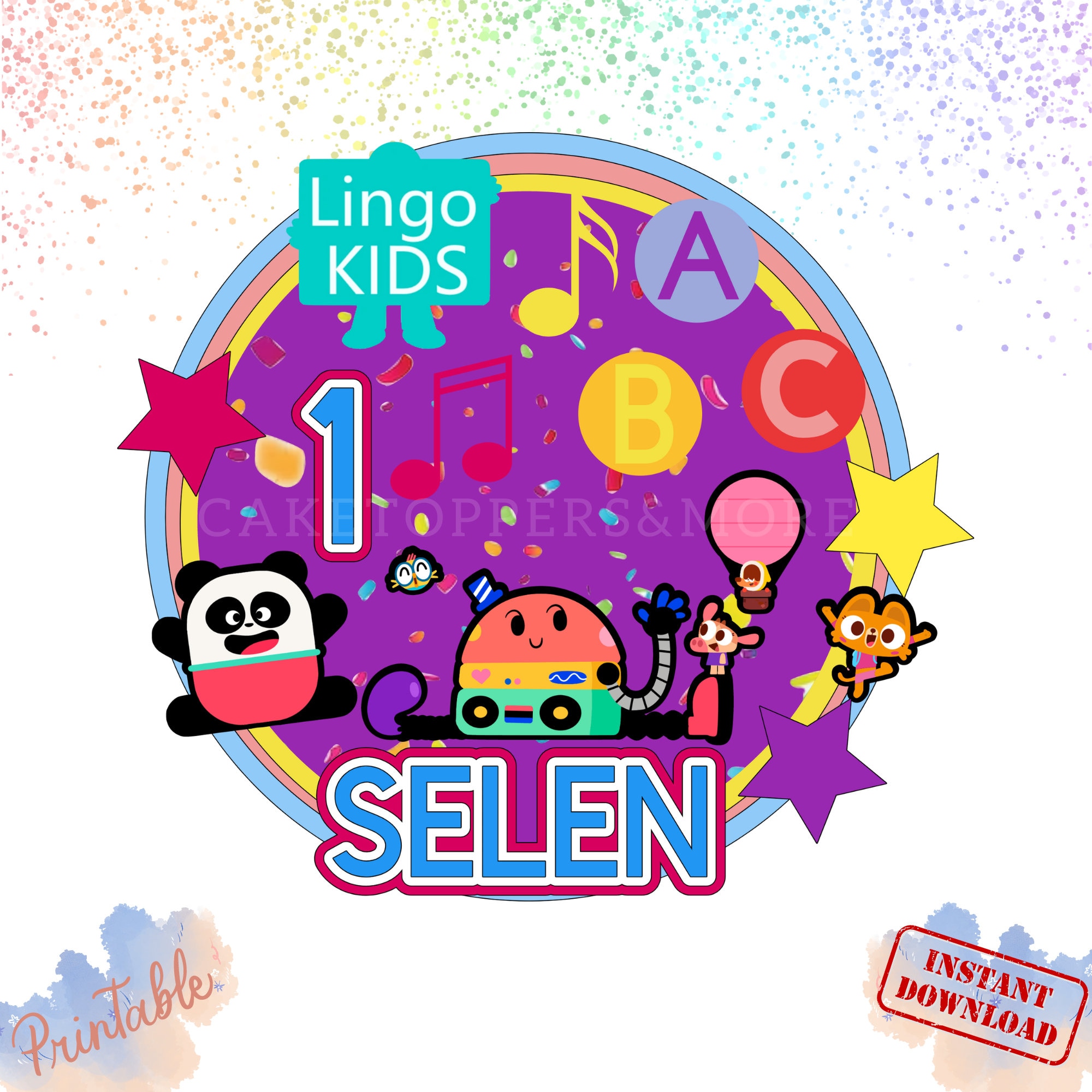 DIGITAL LINGOKIDS GAME Cake Topper Lingokids Mobile Game - Etsy UK