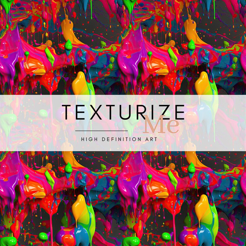 Neon Paint Splatter Seamless Pattern Digital, Repeating Pattern ...