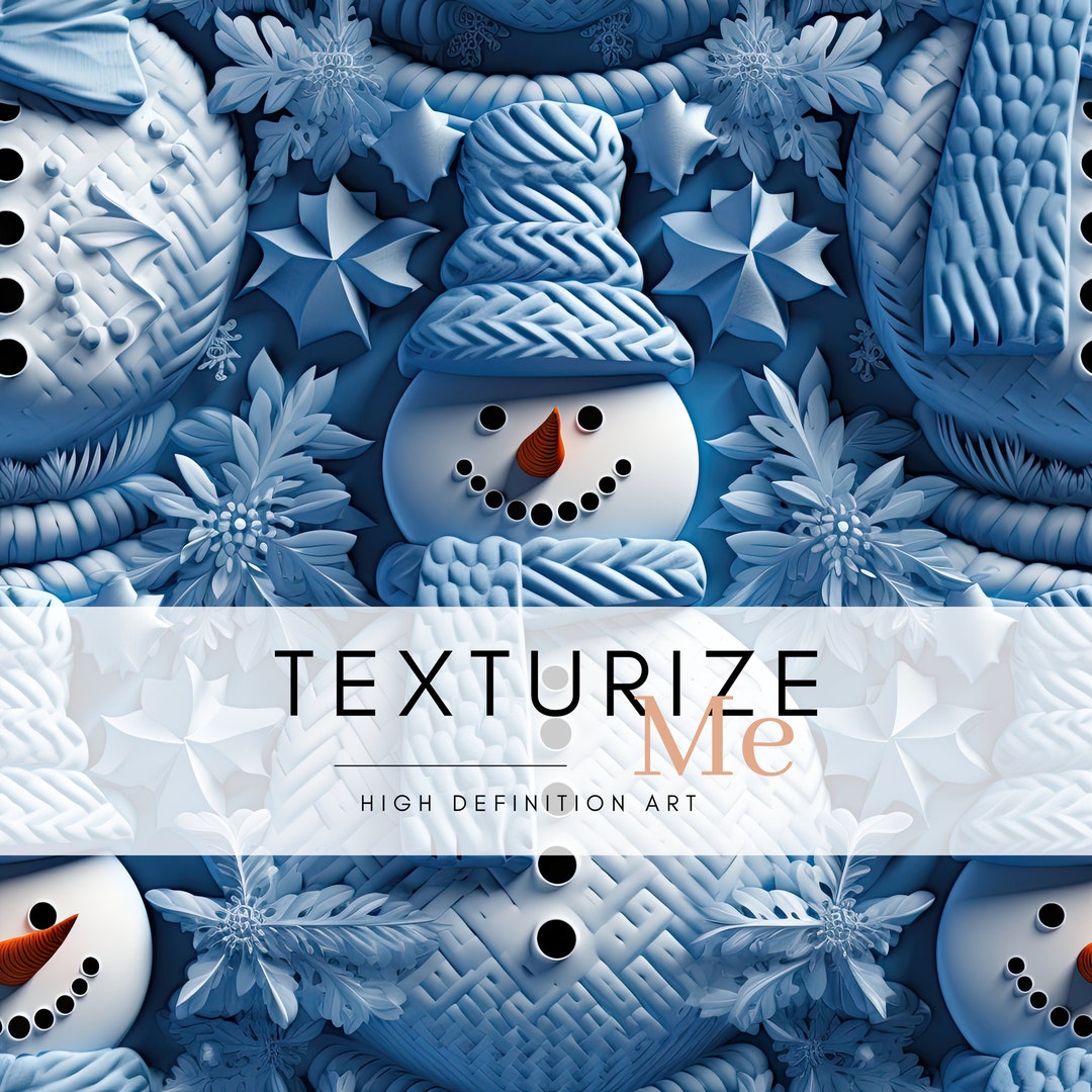 Vintage Snowman Digital Paper, Retro Christmas Seamless Pattern ...