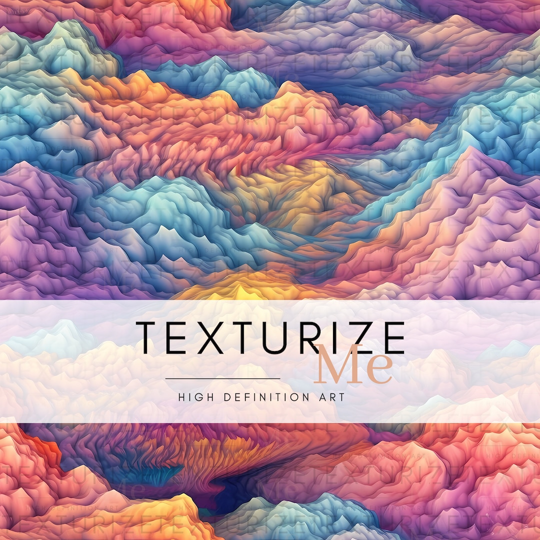 Cotton Candy Seamless Texture V1 - Etsy