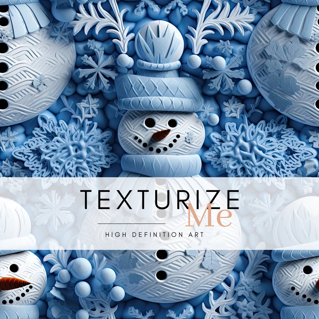 Vintage Snowman Digital Paper, Retro Christmas Seamless Pattern ...